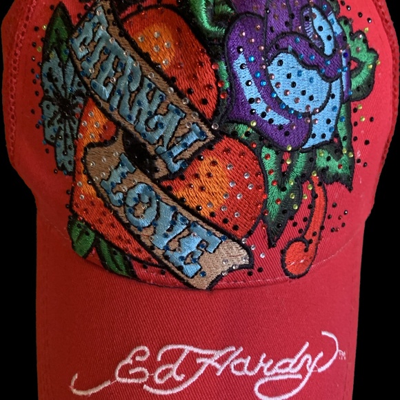 Ed Hardy | Accessories | Vintage Ed Hardy Christian Audigier Trucker ...